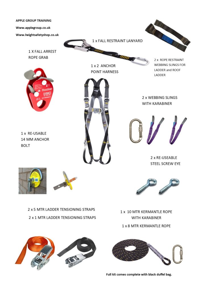Ladder Roof Ladder Safety Kit Level 3 (Professional) - Health & Safety ...